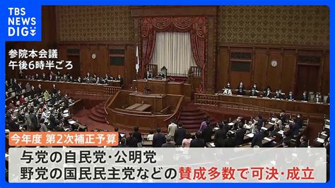 今年度の第2次補正予算が成立｜tbs News Dig Wacoca News
