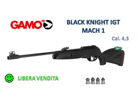 Gamo Black Knight Igt Mach 1 Cal45mm Aria Compressa And Co2 Gamo