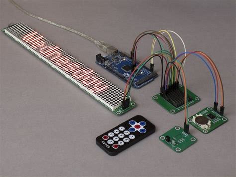 Arduino Max7219 Display And Ir Data Input Arduino Raspberry Pi Home Automation Project