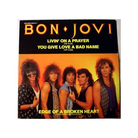 Bon Jovi ‎ Livin On A Prayer1986 Mercury ‎ 888 231 1 Maxi Single