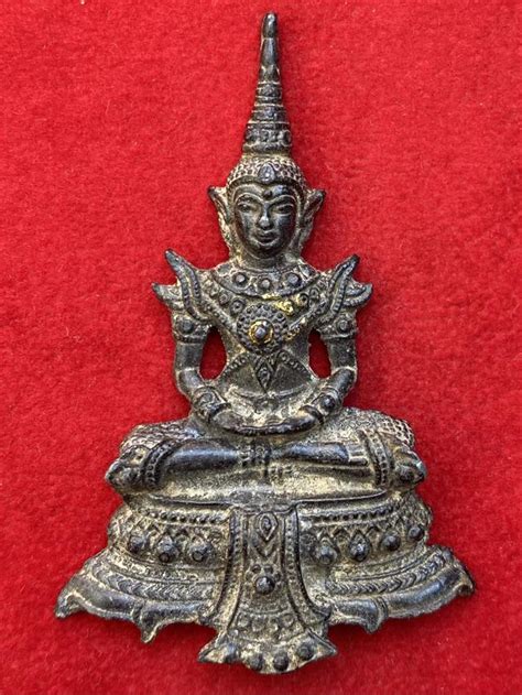 พระแก้วมรกต เนื้อสัมฤทธิ์ ทรงเครื่องฤดูร้อน กรุวัดพระแก้ว วังหน้า Ennxo