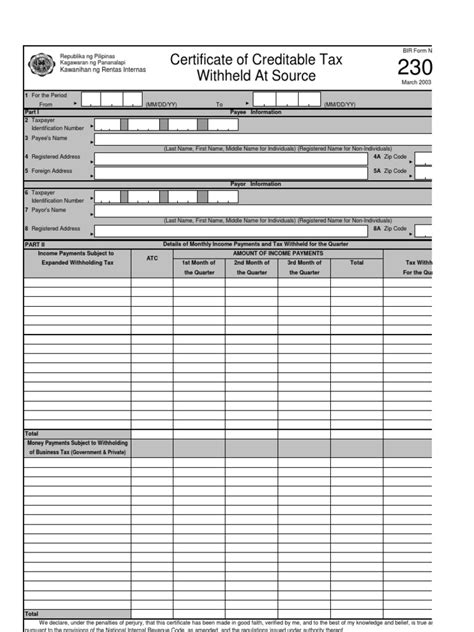 Bir Form 2307 Value Added Tax Withholding Tax