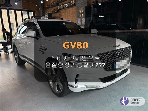 제네시스 Gv80~ 스피커튜닝만으로 음질향상 가능할까 작업 사진들