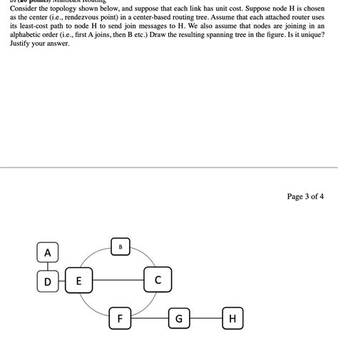 Solved Consider The Topology Shown Below And Suppose That Chegg