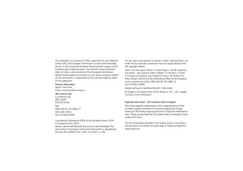 Eu Digital Competence Framework Into Action Williamdoust Page 2