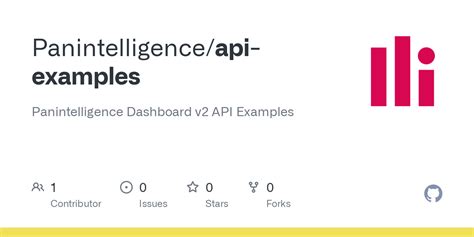 github panintelligence api examples panintelligence dashboard v2 api