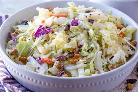 Pineapple Coleslaw With Raisins And Walnuts Noshing With The Nolands