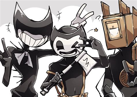 Pin By øŗđųķąij 42 On Bendy And Ink Machincupheadundertale Bendy