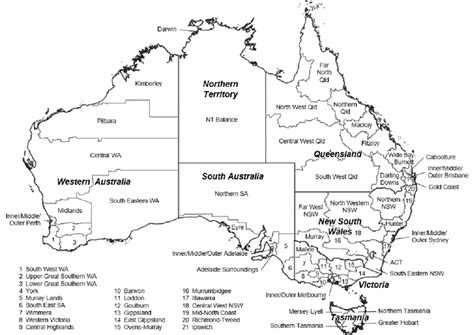The 69 Temporally Consistent Australian Regions Source Abs Spatial Download Scientific Diagram