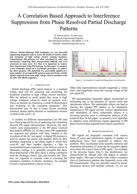 Pdf A Correlation Based Approach To Interference Suppression From