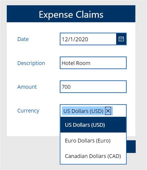 create a dropdown with an other option in power apps