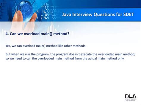 Dev Labs Alliance Top 20 Basic Java Interview Question For Sdet Ppt