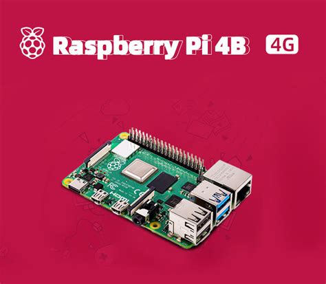 Raspberry Pi 4b 4g Board For Python Programming Ai Vision Deep Learnin Hiwonder