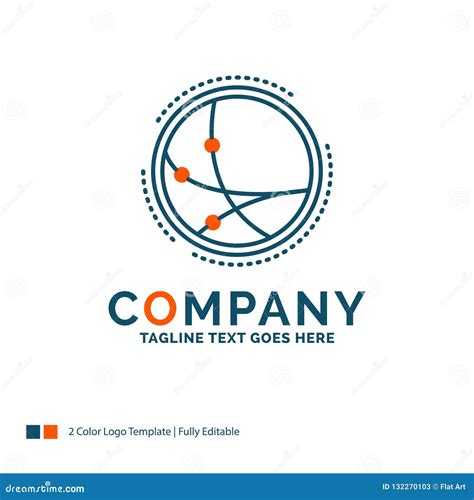 Worldwide Communication Connection Internet Network Logo Des Stock Vector Illustration Of