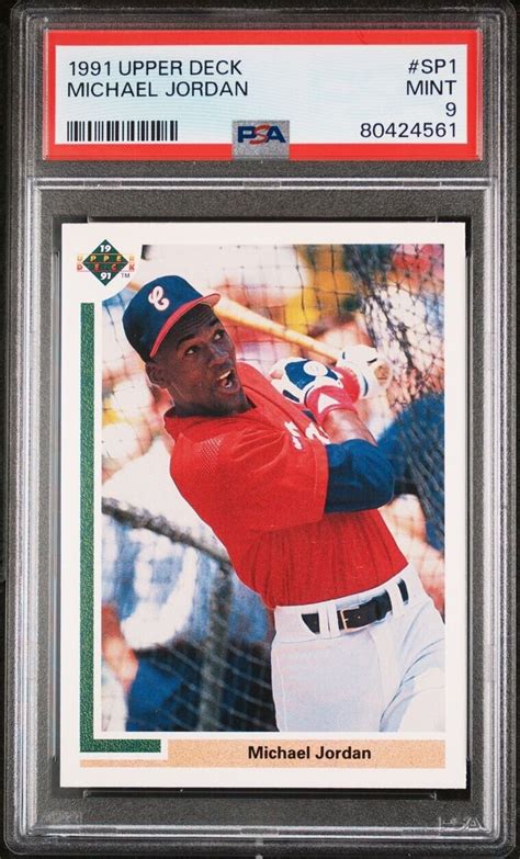 Michael Jordan Baseball Card White Sox At Harrison Fulton Blog