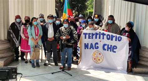 Delegación Del Territorio Mapuche Nagche Concurre A La Convención
