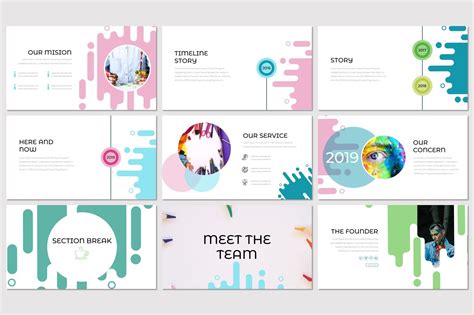 Шаблон дизайна презентации Powerpoint