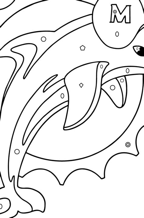 Dolphins Coloring Pages Football