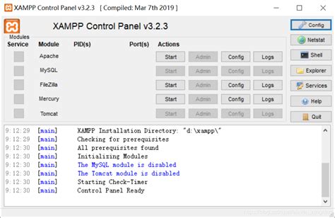 Xampp下载，踩得mysql的坑！！使用本机之前装入的mysqlidea配置phpxammp中只需要开启apache 和 Mysql 就可以了吧 Csdn博客