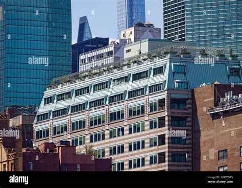 Two Verdigris Floors Of The Truncated Mansard Roof Of 3 United Nations