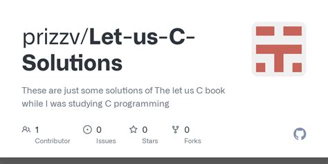 Github Prizzvlet Us C Solutions These Are Just Some Solutions Of