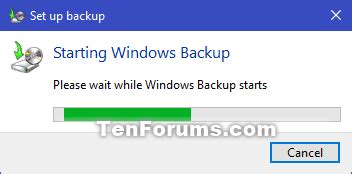 Change Windows Backup Settings In Window Tutorials