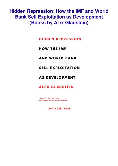 Ppt Ebook ️ Download ⚡️ Hidden Repression How The Imf And World Bank