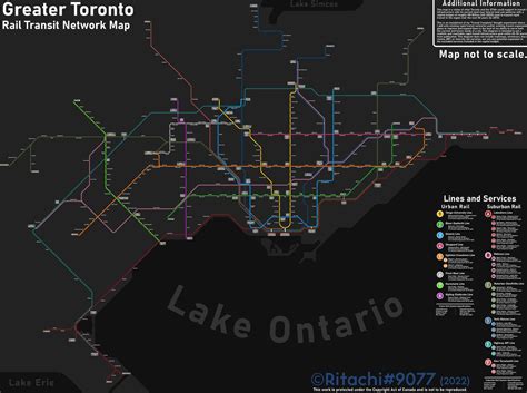 Torontos Newest Fantasy Transit Map Imagines Network With 100 Billion Budget