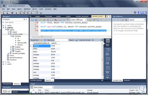 Repaso De Funciones En Bases De Datos MySQL Solvetic