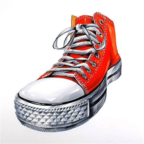 서초천년의미소 너구리쌤 기초디자인 On Instagram 서초천년의미소 너구리쌤 컨버스신발 단계작 서울여대 공모전 소재인 컨버스 운동화입니다 공모전 작품그리는데