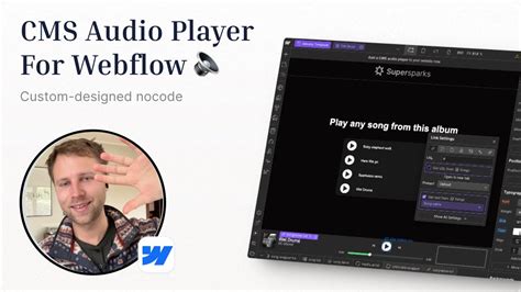 How To Create A Customizable Cms Audio Player In Webflow Show And Tell Forum Webflow