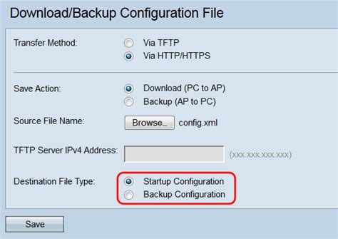 Downloadbackup Configuration On The Wap371 Cisco