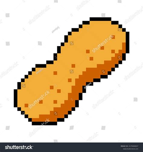 Peanuts Pixel Art 32 Bit เวกเตอร์สต็อก ปลอดค่าลิขสิทธิ์ 2179284027