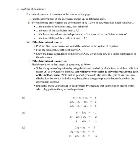 Hy Prof Can You Plz Solve These 1 Cramers Method Solve The