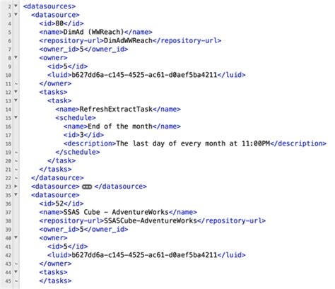Tableau Server Xml Information Files The Master Class Part 3
