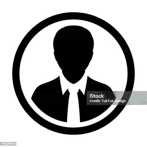 플랫 컬러 문양 그림에서 남자 사용자 아이콘 벡터 사람 기호 프로필 획 원 아바타 로그인 남자에 대한 스톡 벡터 아트 및 기타 이미지 남자 아이콘 감독 Istock