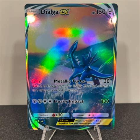 Dialga Ex Immersive Holographic Pokémon Tcg Pocket Self Made Card