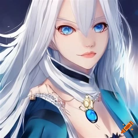 White Hair Teen