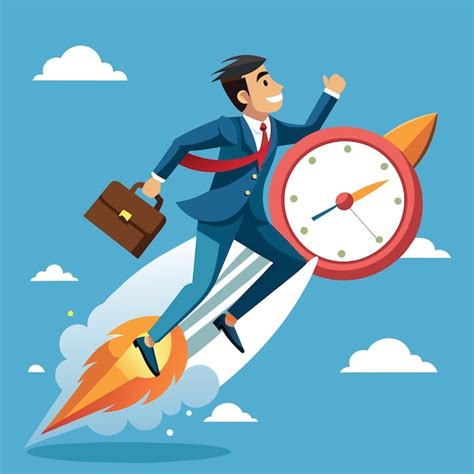 Premium Vector Improve Productivity Or Efficiency Time Management To