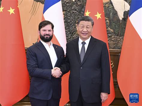 Си Цзиньпин встретился с президентом Чили Габриэлем Боричем