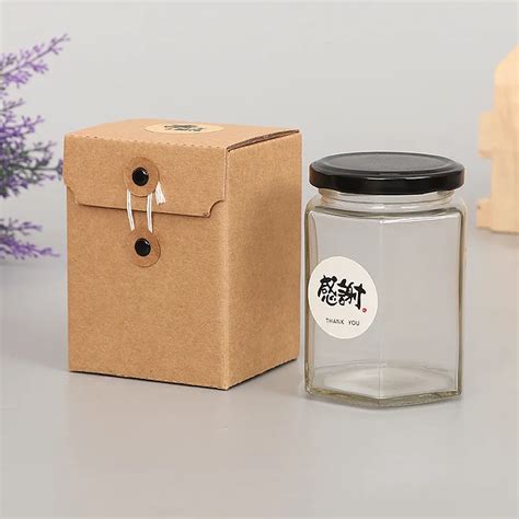 Kraft Paper T Boxes Retro Style Packaging For Mugs Tea Glass