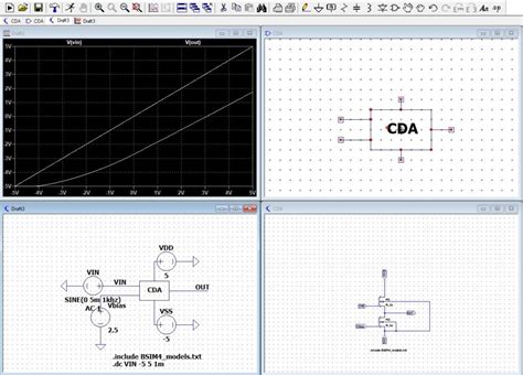Common Drain Amplifier Circuit Simulation Using Ltspice Circuit Generator