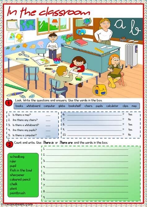 Classroom Language Worksheet Artofit