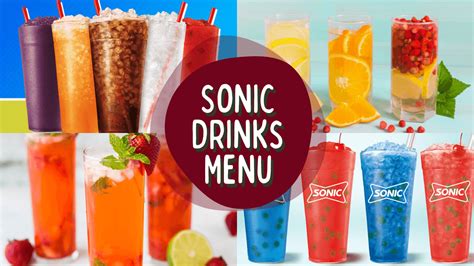 sonic drinks menu 2025 with prices