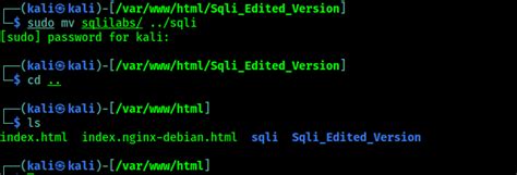 configure fácilmente un laboratorio de pruebas de inyección sql en kali