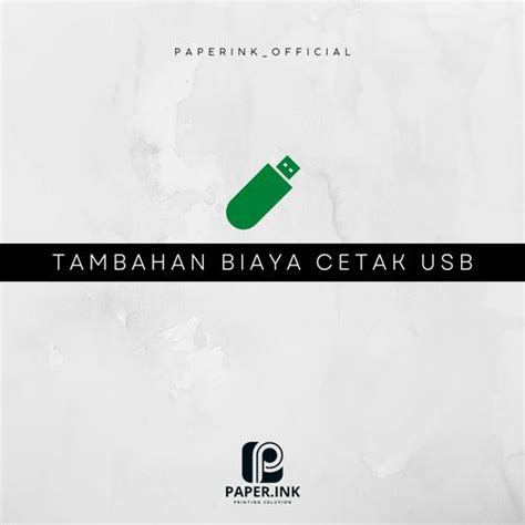 Jual Tambahan Biaya Cetak Usb D Print 50pcs Jakarta Utara