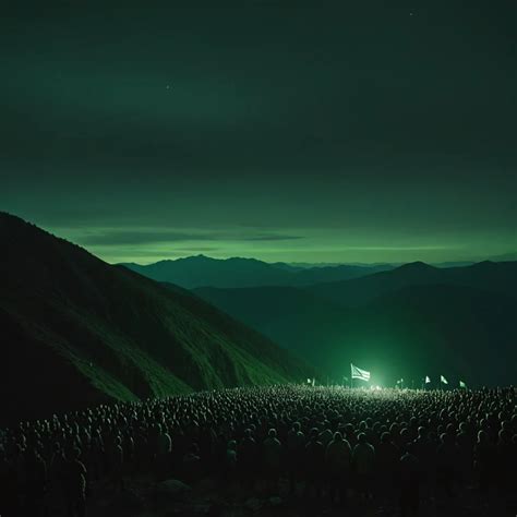 علم له لون واحد أخضر بيكاسو الخليج Gulf Picasso