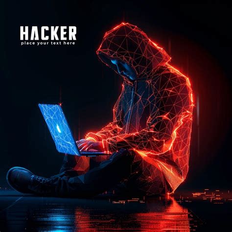 Hacker Concept Template Design Background For Technology Premium Ai