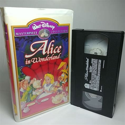 Alice In Wonderland Masterpiece Collection Walt Disney Vhs Tape 1999