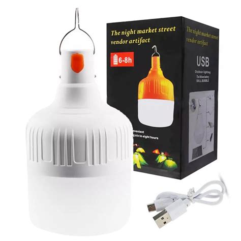 ᐉ Лампа для кемпинга аккумуляторная с USB L 20 Вт Белый • Купить в ...
